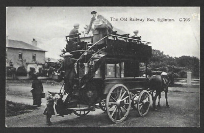 Old Railway Bus, EGLINTON, Londonderry, N.Ireland. Horse/Carriage. Publ ...