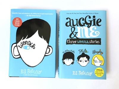 Wonder by R. J. Palacio & Auggie and Me-Set Of 2 Hardcover Books (New ...