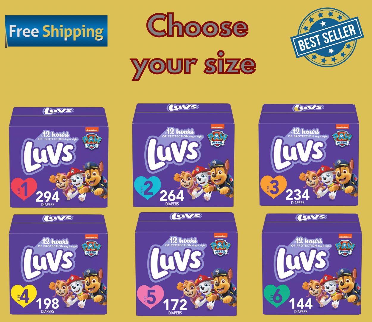 Luvs Pro Level Leak Protection Diapers (No Ship To CA) | eBay