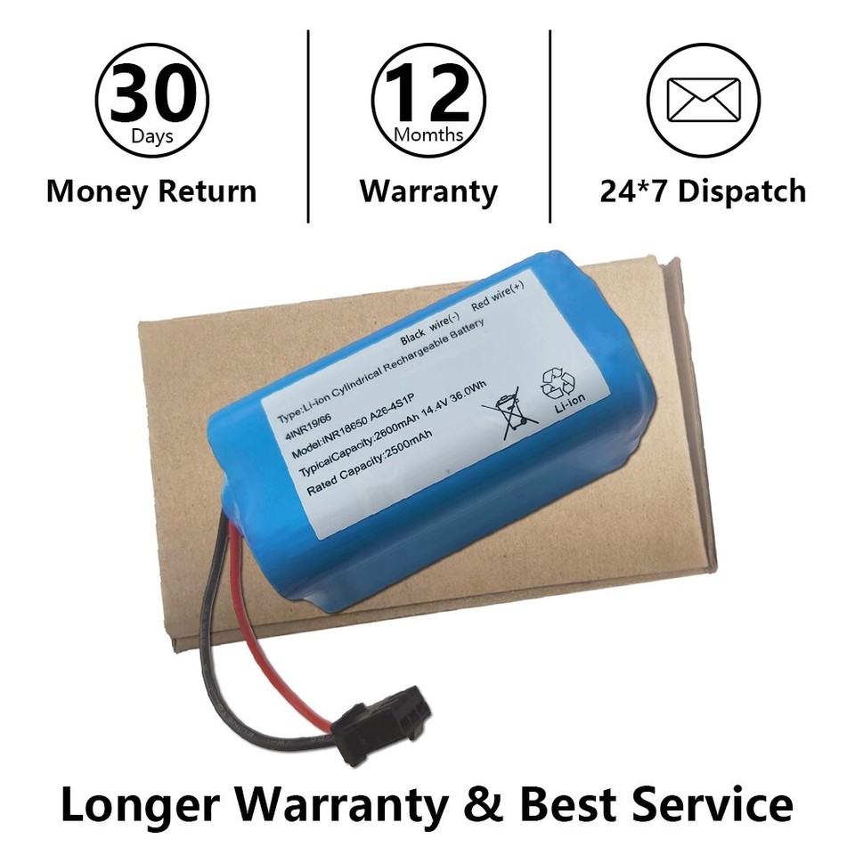 Replacement Battery for Ecovacs Deebot N79, N79S, N79SE, 500, DN622 ...