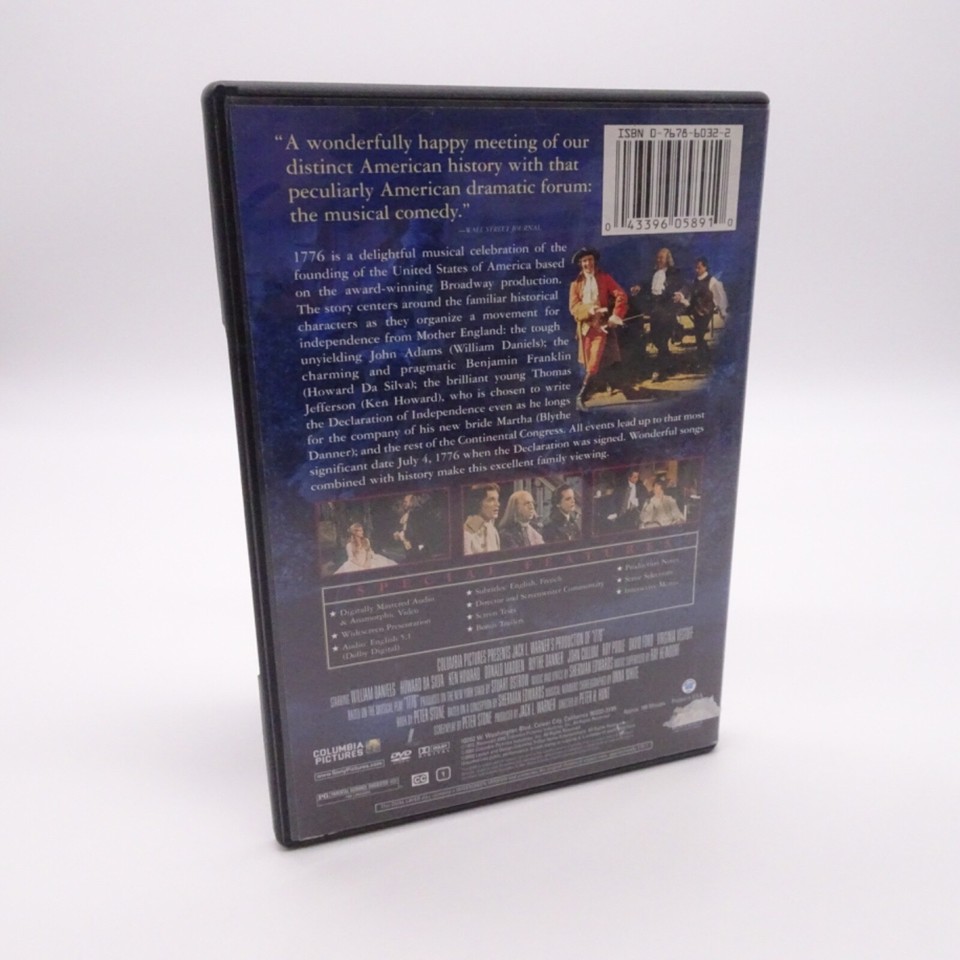 1776 (DVD, 2002, Restored Directors Cut) | eBay