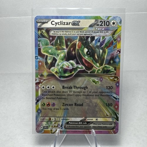 Pokemon Trading Card Game 159/191 Cyclizar ex Surging Sparks Scarlet ...