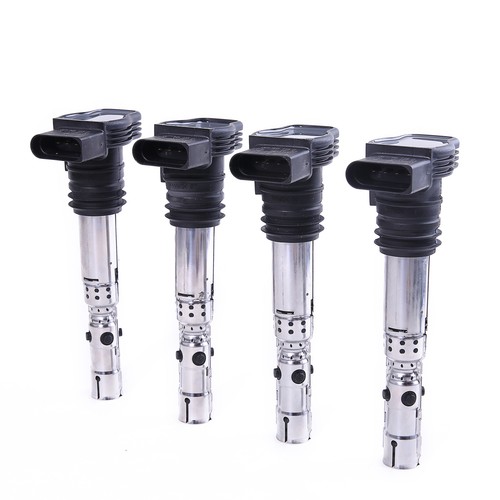 4Pcs Ignition Coil For VW Jetta Golf AUDI A4 A6 SEAT Leon 1.8T #06B 905 ...