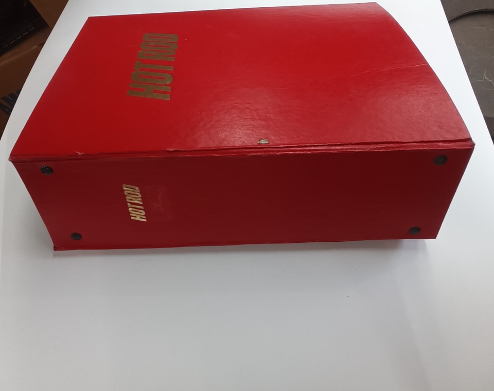 Hot Rod Magazine Original Red Hot Rod Binder 12 issue holder | eBay