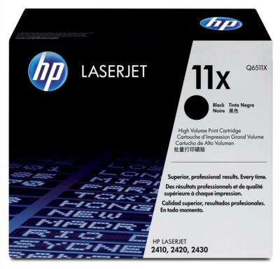 Genuine HP Q6511X Black Toner Cartridge 11X 2410 2420 A- VAT Inc | eBay UK