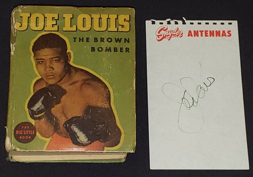 1930's - BOXING /BOXER - JOE LOUIS - AUTOGRAPH + BIG LITTLE BOOK /BLB ...