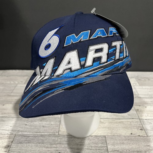 Mark Martin #6 NASCAR Pfizer Snap Back Hat Embroidered Roush Racing | eBay
