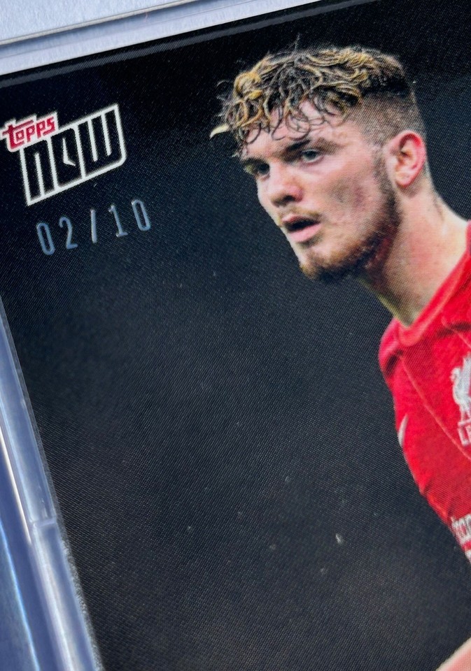 Topps Now 2021-22 - HARVEY ELLIOTT Youngest Liverpool UCL Starter Black ...