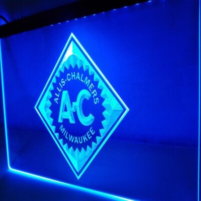 Allis Chalmers Milwaukee LED Neon Light Sign for TRACTOR Repair Service ...
