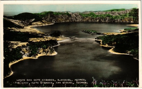 PC AZORES / PORTUGAL, LAGOS DAS SETE CIDADES, VINTAGE POSTCARD (b13570 ...