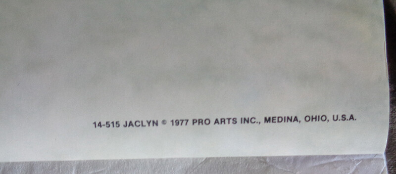 1977 JACLYN SMITH Charlie's Angels Poster (Pro Arts Inc.) - VINTAGE! | eBay