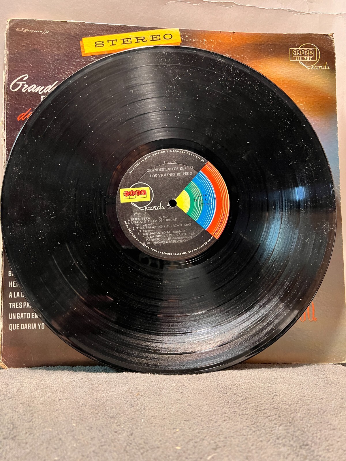 A45 Orquesta Violines De Pego: Grandes éxitos Del ‘72 -1972 TECA ...