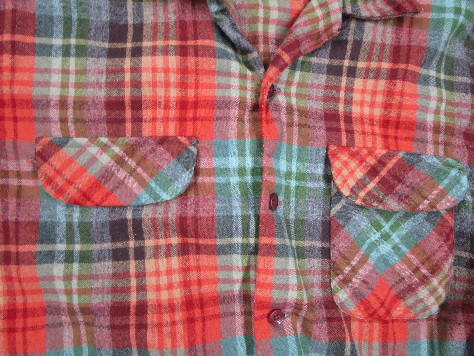 Pendleton Board Shirt Mens Large Multicolor Plaid Wool Flannel Lined ...