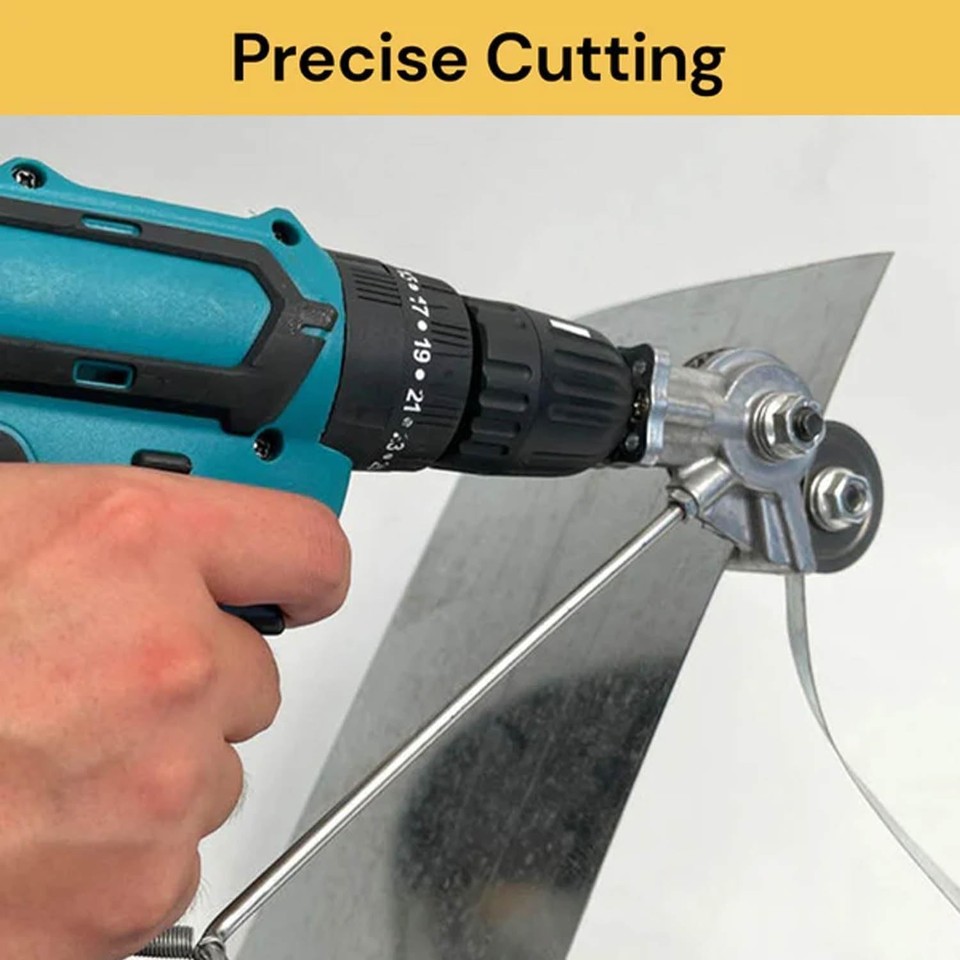 Electric Drill Plate Cutter Sheet Metal Nibbler Precise Cutting Sheet ...