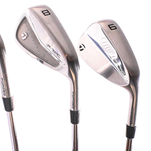 TaylorMade P.7MB/P.CMC Forged Iron Set 6-PW KBS $-Taper Stiff Flex ...