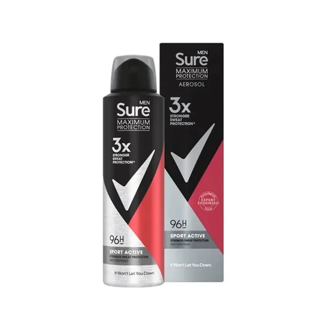 Sure Men Maximum Protection Sport Active Anti-perspirant Deodorant ...