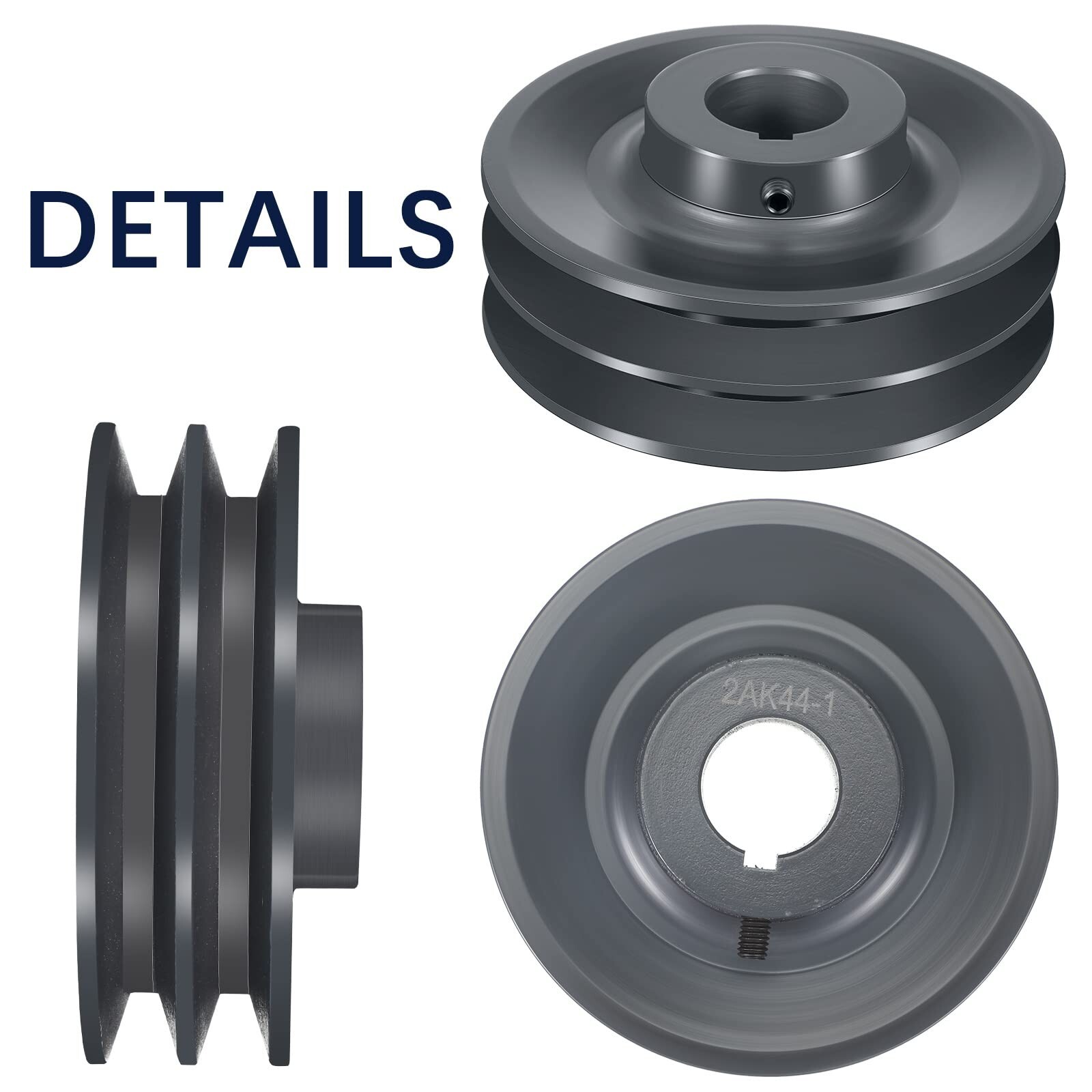 Mechanical Belt Pulley Single/Double Groove Web Sheave Bored-to-Size ...