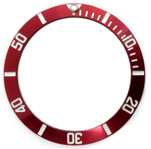 REPLACEMENT BEZEL INSERT RED FOR WATCH 37.5x30.7 MM | eBay