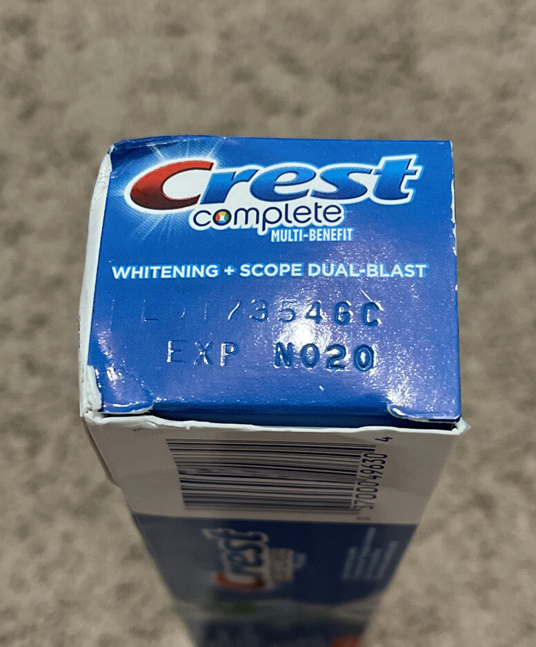 Crest Complete Extra White Toothpaste Fresh MINT 5.8oz 037000496304t313 ...