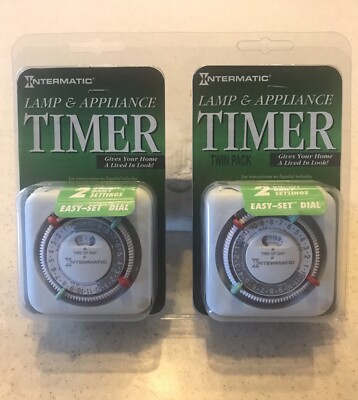 NOS Intermatic Lamp Appliance 24 Hour Timers TWIN PACK TN111C61 NEW | eBay