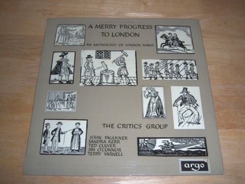 THE CRITICS GROUP A MERRY PROGRESS TO LONDON 1967 ARGO ZDA46 UK INSERT ...