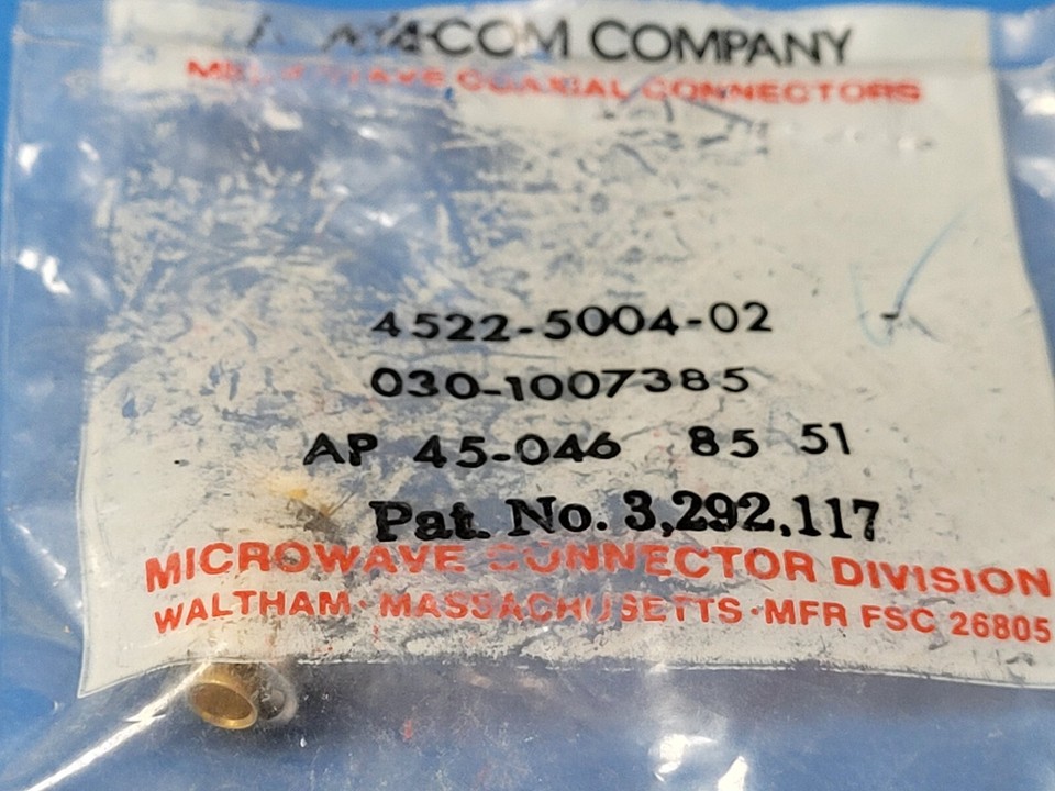 4522-5004-02 COAXIAL CONNECTOR | eBay
