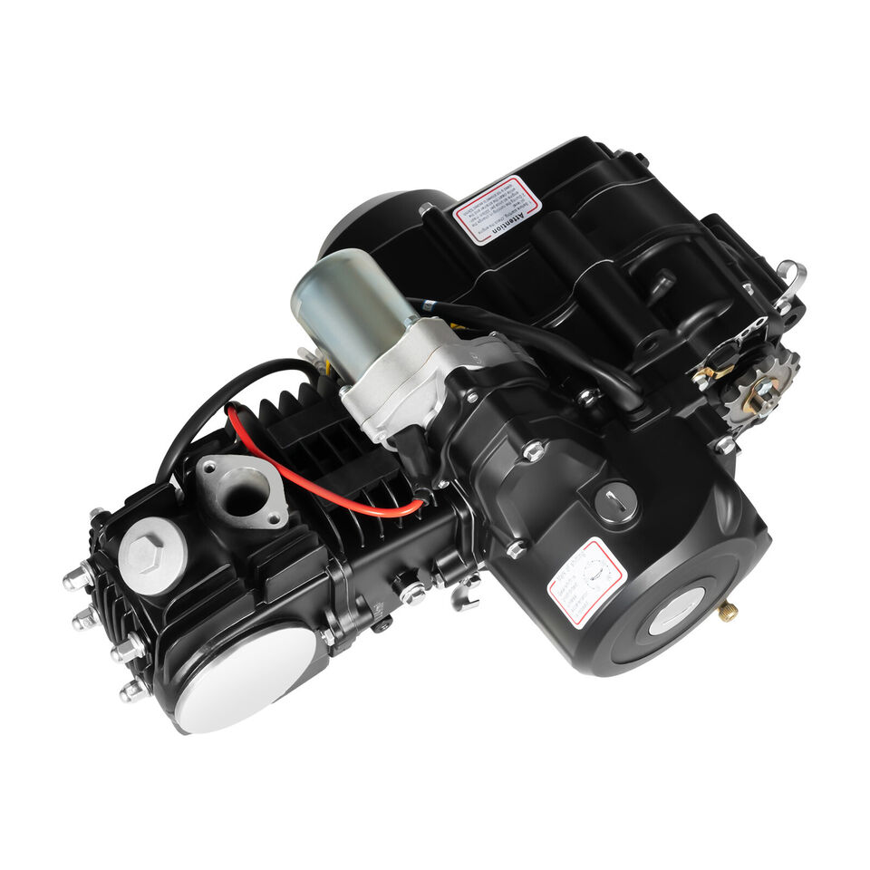 110CC 4stroke ATV Engine Motor Semi-Auto w/Reverse Electric Start For ...
