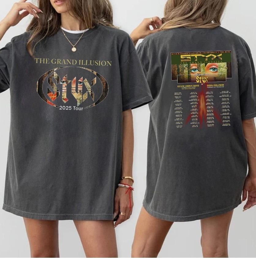 Styx 2025 Band the Grand Illusion Tour 2025 Concert F… - Gem