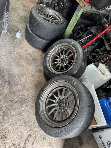 Ultra lite Alloys 15” 4x108 & 4x100 8j Et35 Track Race AR1 Tyres | eBay UK