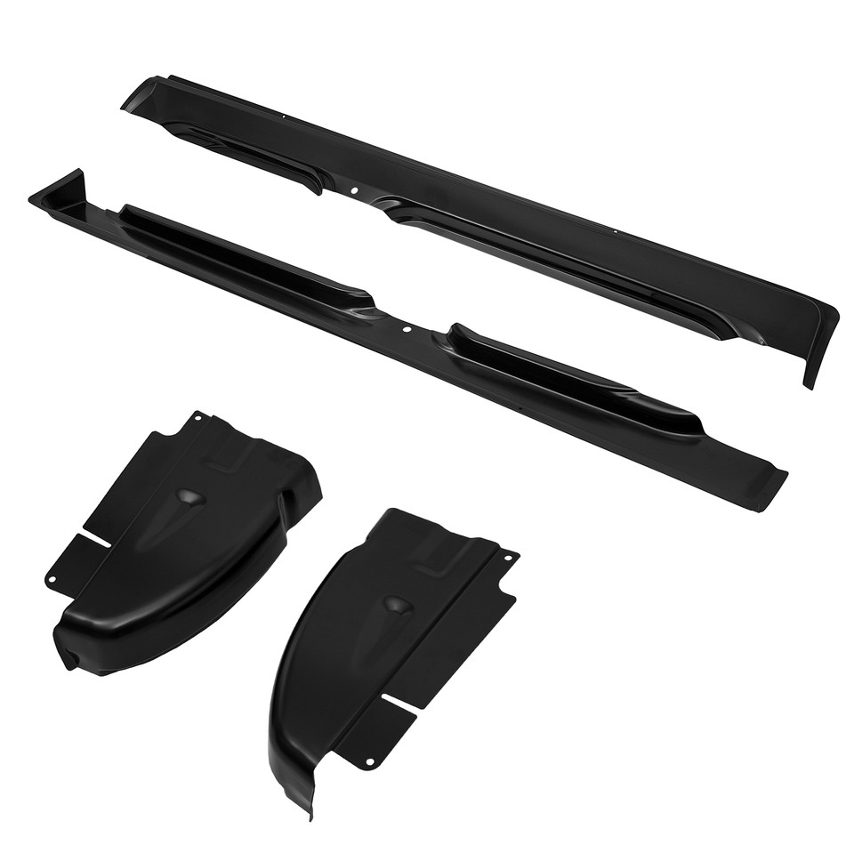 4Pcs Rocker Panels & Cab Corners For Dodge Ram 1500 2500 3500 Quad Cab ...