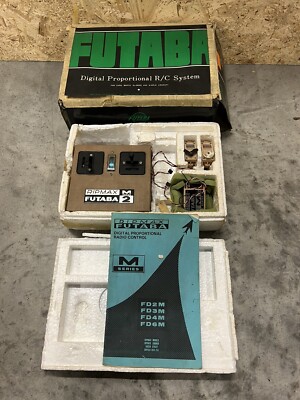 Vintage Futaba Ripmax FD 2M Remote Control Car Boat Plane Digital RC ...