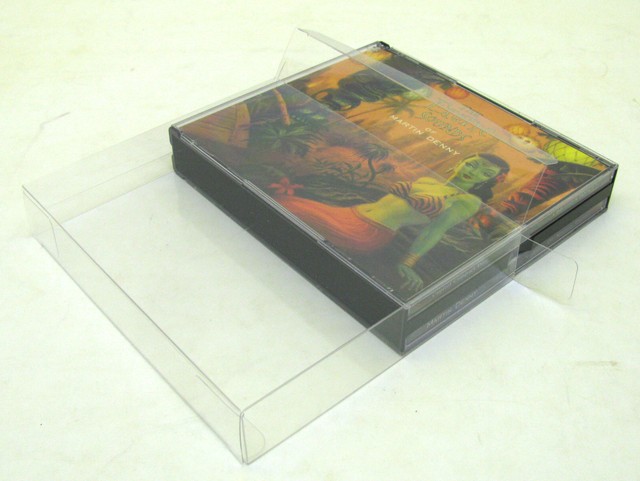 1x MUSIC DOUBLE CD JEWEL CASE - CLEAR PROTECTIVE BOX PROTECTOR SLEEVE ...