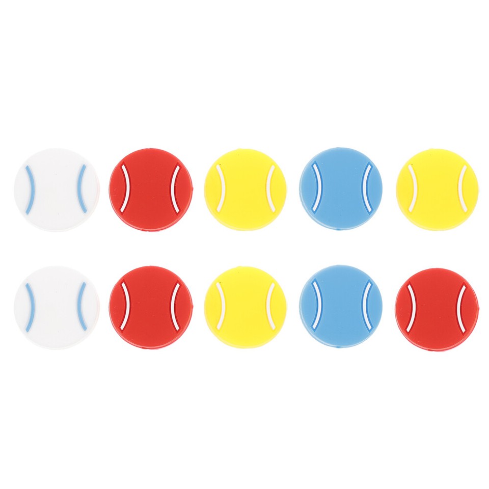 10 Pcs Tennis Racquet Dampener Tennis String Dampener Rubber Band ...