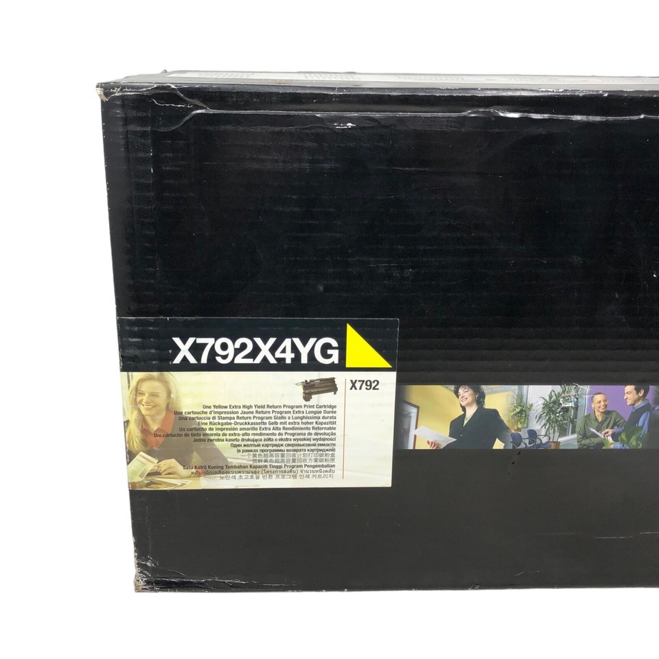 NIB Lexmark X792X1YG (X792X4YG) YELLOW TONER X792 SERIES Open Box | eBay