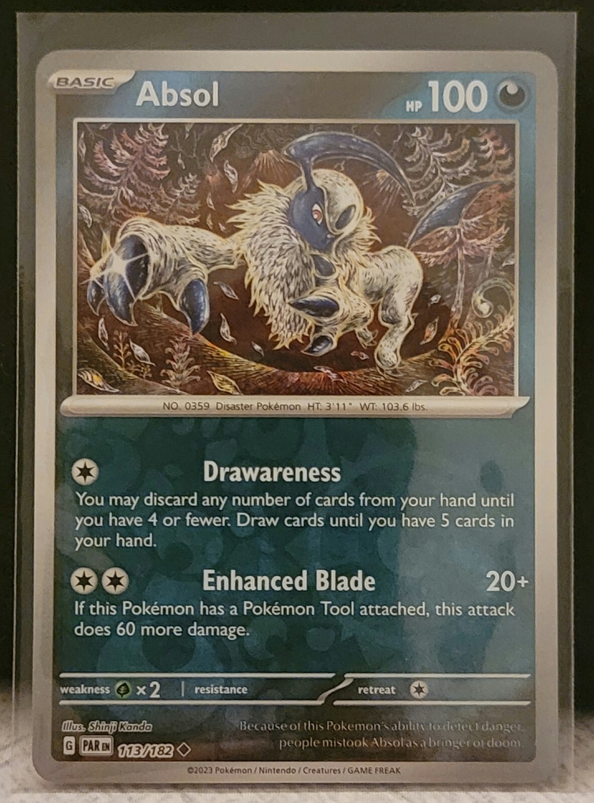 Pokemon TCG Card Absol 113/182 S&V Paradox Rift Reverse Holo NM | eBay