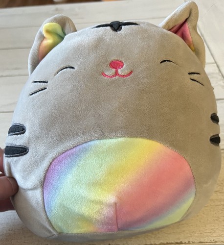 Squishmallow 8” grey Tally the Tabby Cat 2019 | eBay