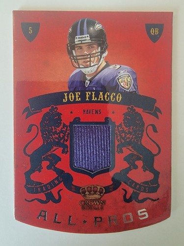 2010 Panini Crown Royale All-Pros Materials /299 Joe Flacco #9 | eBay