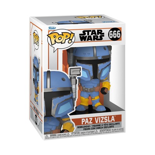 Funko POP! Vinyl: Star Wars: The Mandalorian S9 - Paz Vizsla, 4-inch ...