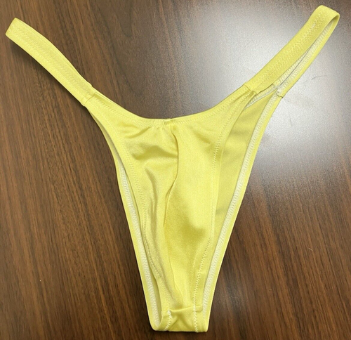 Men's Bodybuilding Posing Trunks/Swimwear, Medium, Yellow | eBay