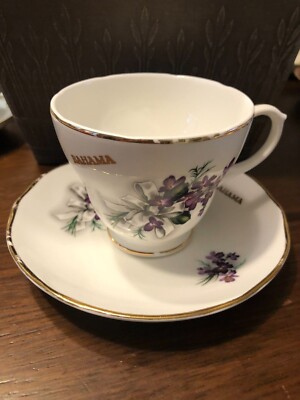 Liverpool Road Pottery Bahama Bone China Tea Cup and Saucer Made in ...