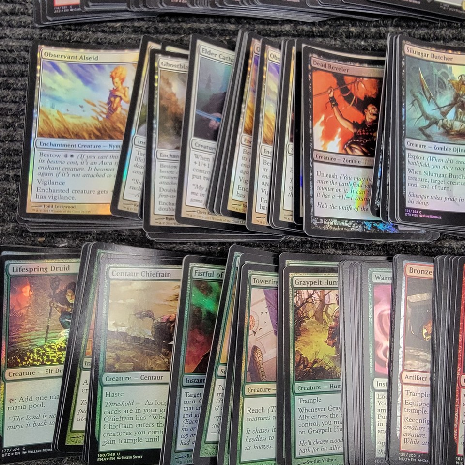 100 Foil Magic Cards! FOIL Collection Lot! Foils only! Magic MTG FTG | eBay
