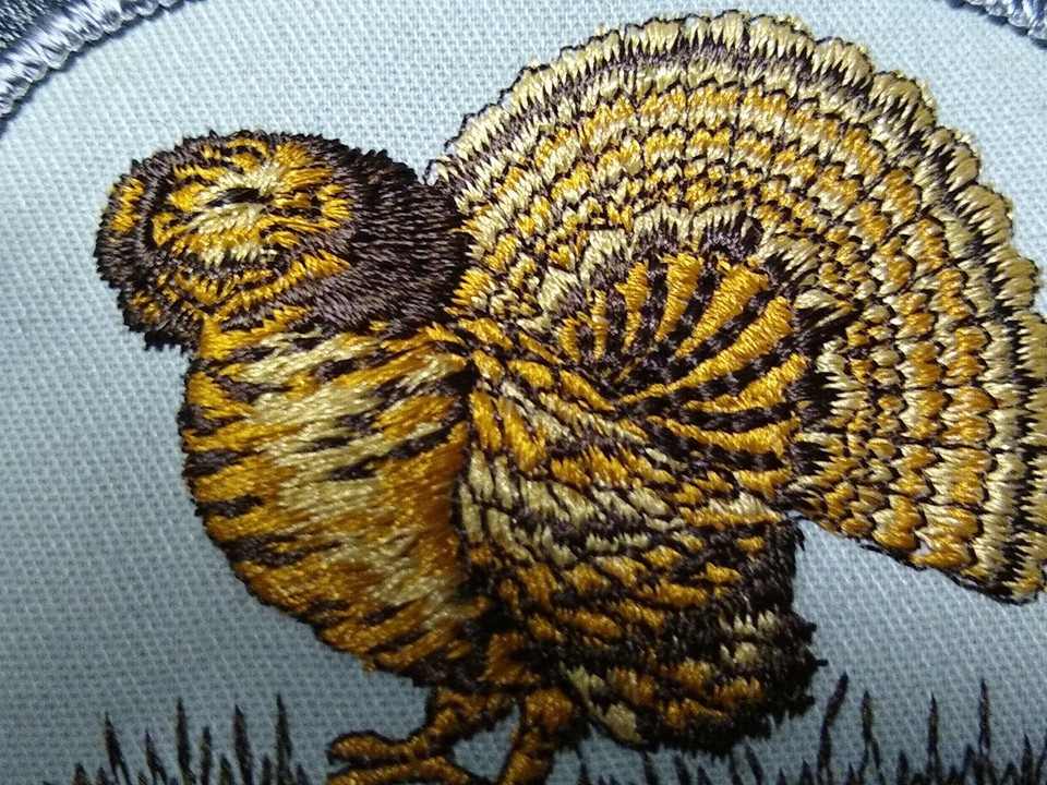 Grouse Country Embroidered Patch NEW made in USA by Voyager hunting ...