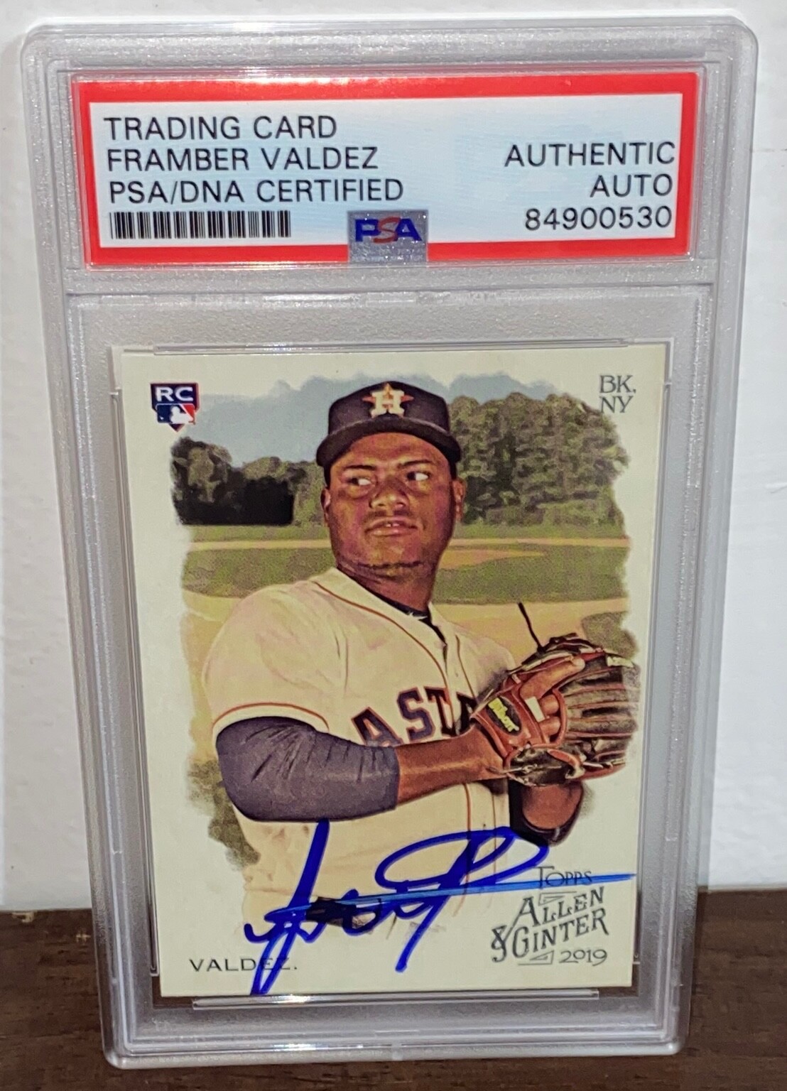 Framber Valdez Signed 2019 Topps Allen & Ginter's Rookie Houston Astros ...