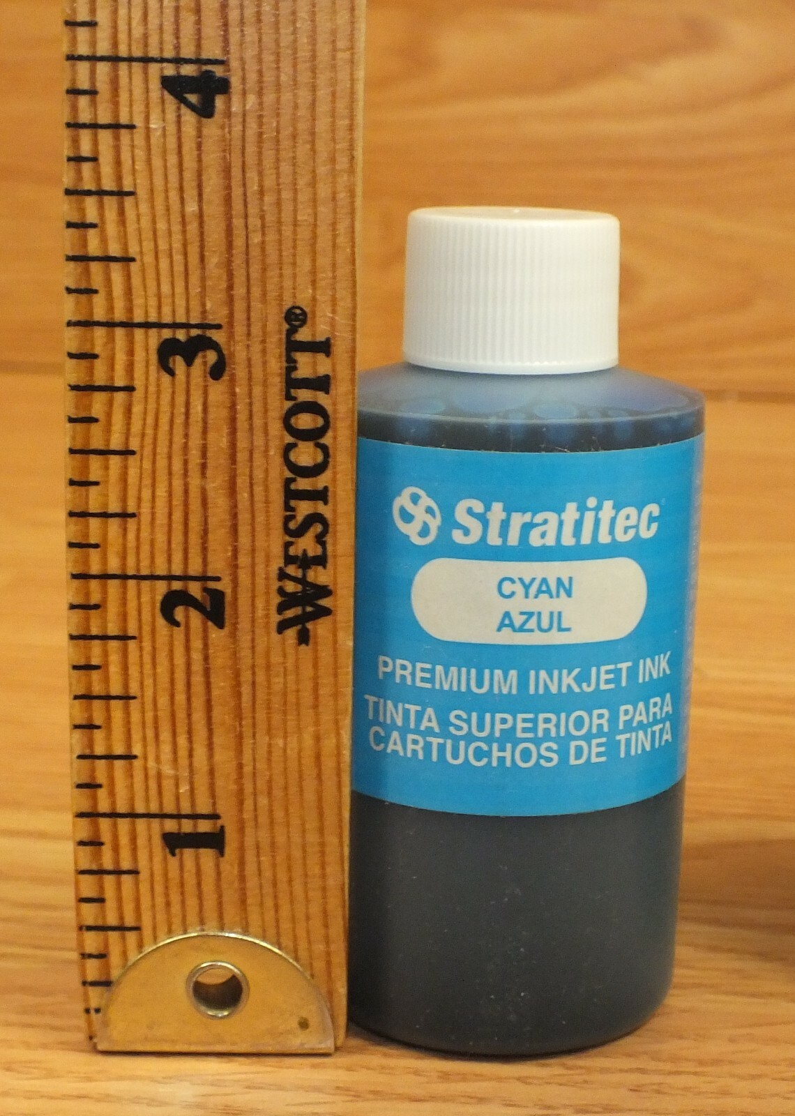 Lot of 5 Genuine Stratitec 85ml 2.8fl oz Cyan Premium Inkjet Ink *READ ...