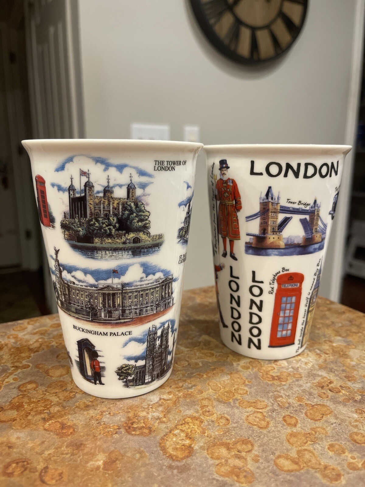 Set of Ceramic London Cups | eBay