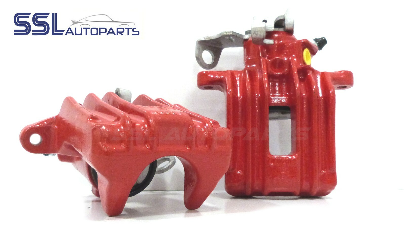 VW POLO MK4 GTI 9N 2005-2009 Pair Of RED Rear Remanufactured Brake ...