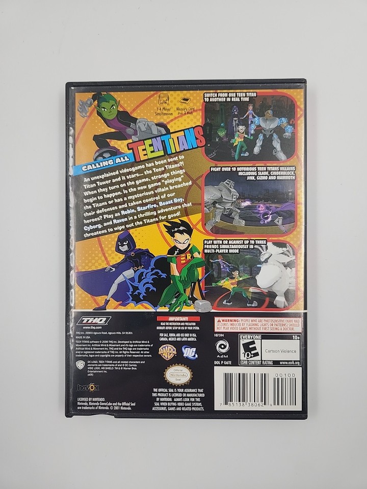 Teen Titans Nintendo GameCube Complete CIB 785138380629| eBay