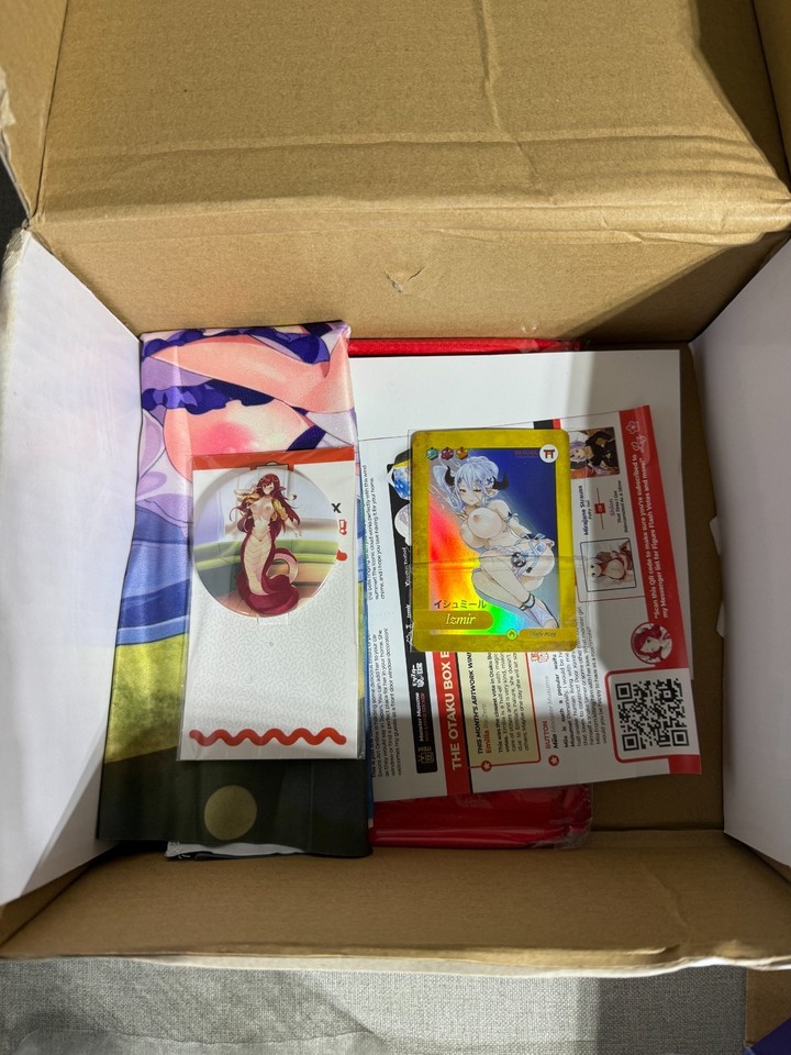 The Otaku Box Subscription Box With Albedo Figure- New | eBay