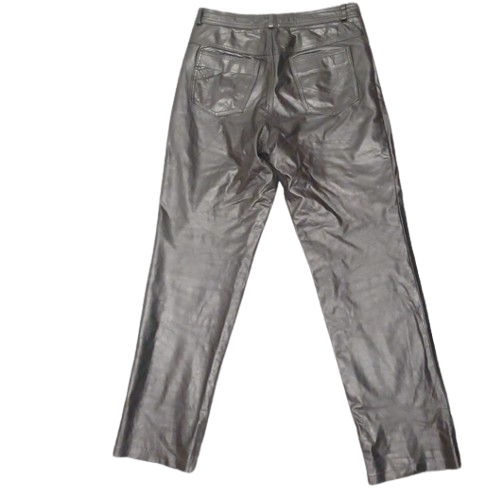 Vintage The Leather Ranch Pants Mens 34 Biker Riding Moto Western Made ...