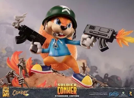 Conker's Bad Fur Day Soldier Conker Statue First 4 Figures F4F JP | eBay